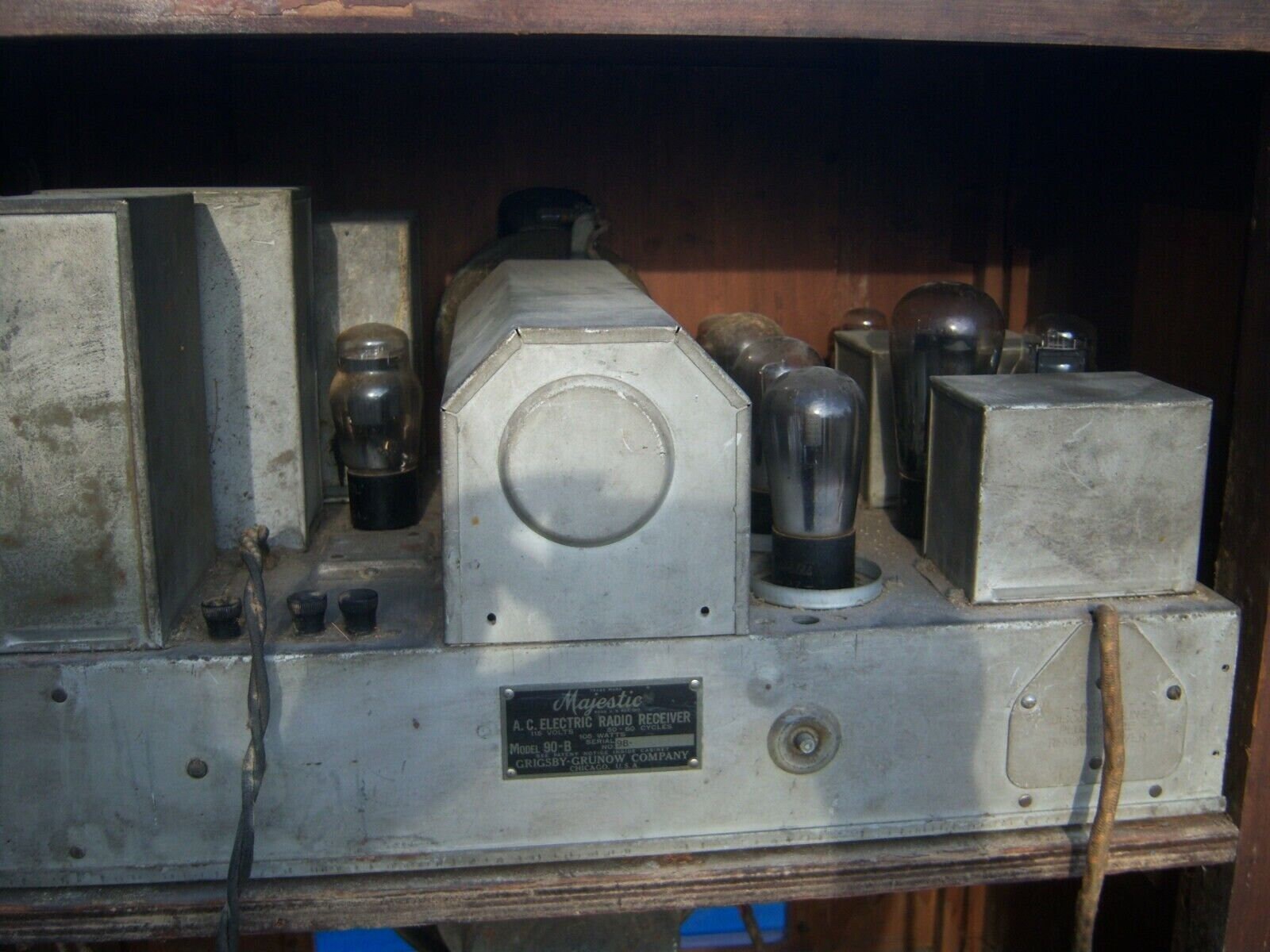Vintage Rare Grigsby-grunow Majestic Model 90-B AM Tube Floor Radio ...