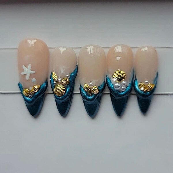 Chrome Nails - Etsy