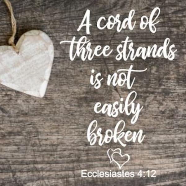Three Strands Svg - Etsy