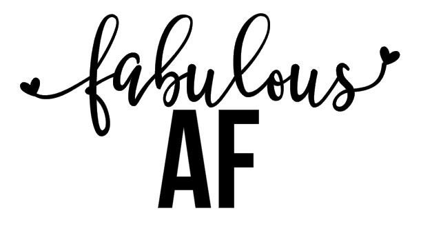 Fabulous AF Cutting File Silhouette Cricut Png Svg | Etsy