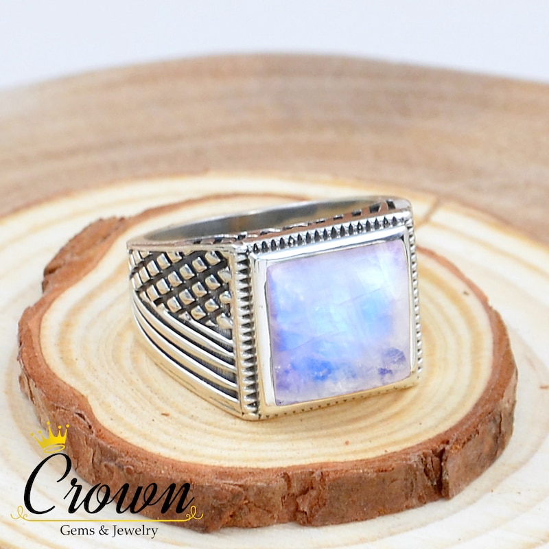 Moonstone Jewelry for Men - Etsy