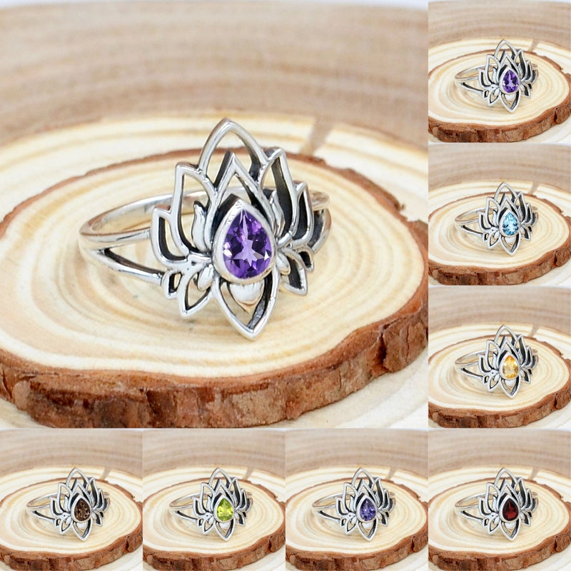 Lotus Ring - Etsy