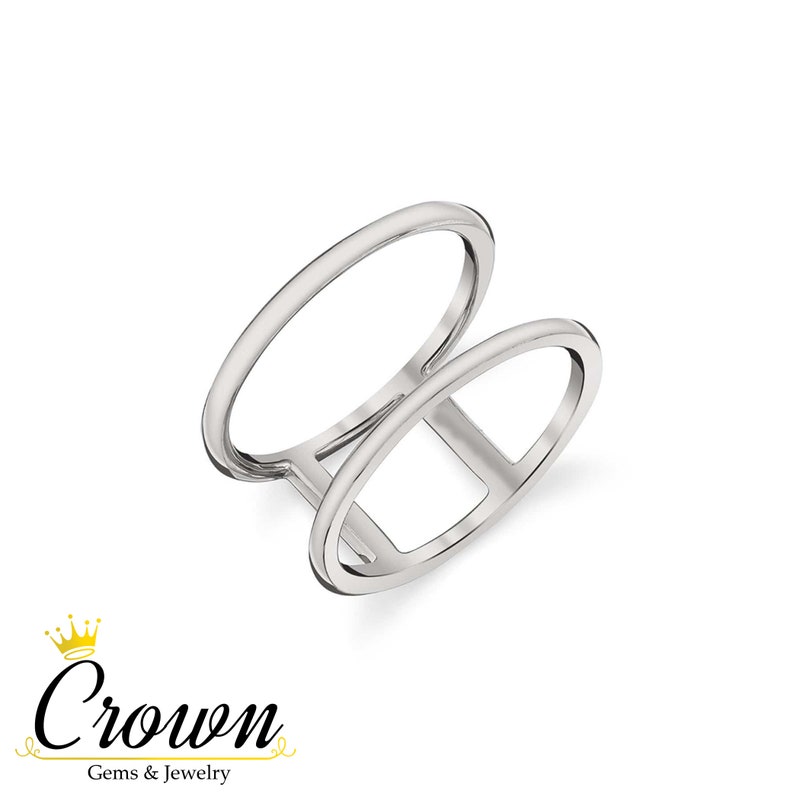 Double Band Ring - Etsy