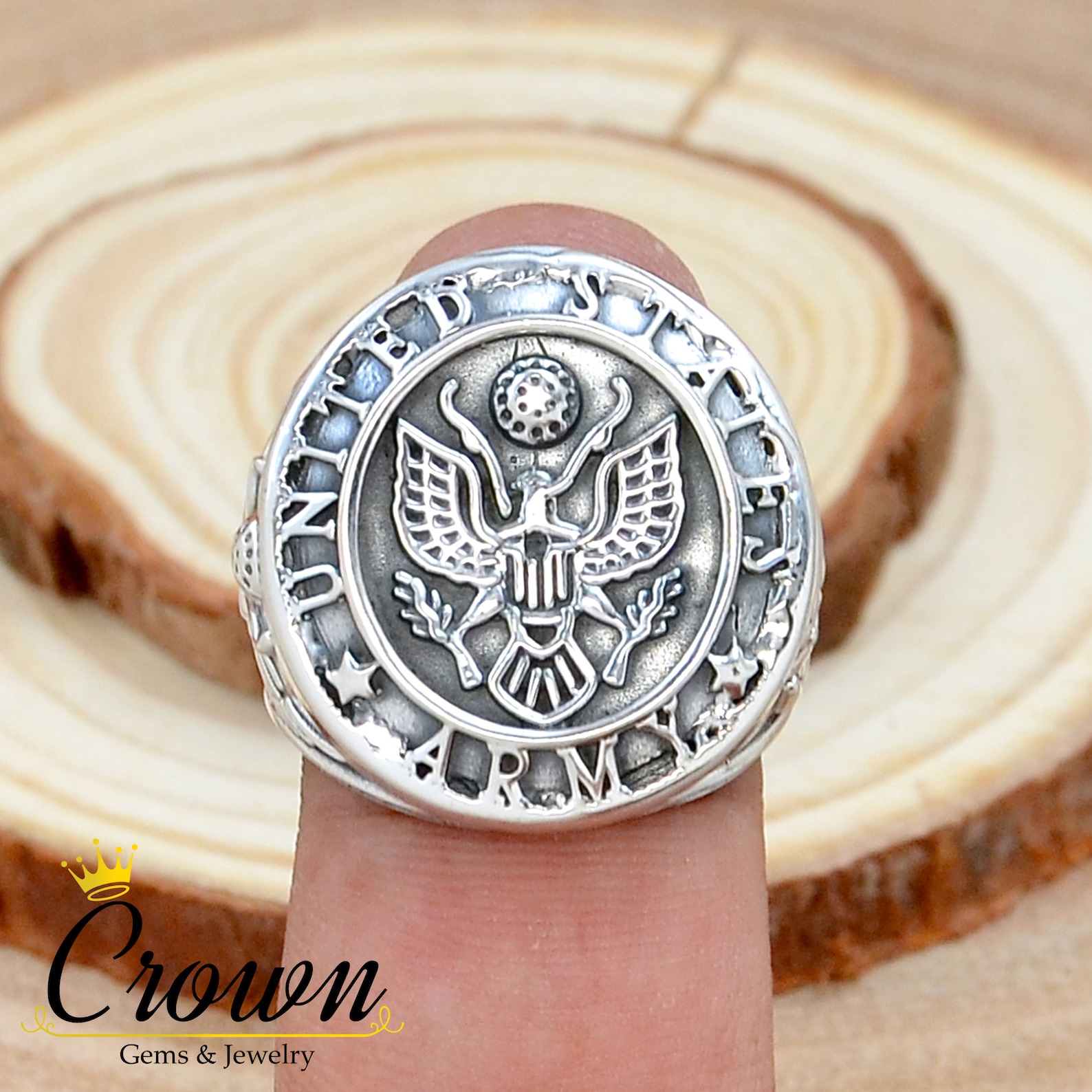 US Army Ring United States Army Ring Military Ring Gift for - Etsy