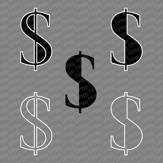 Dollar Sign PNG Dollar Sign Icon | Etsy