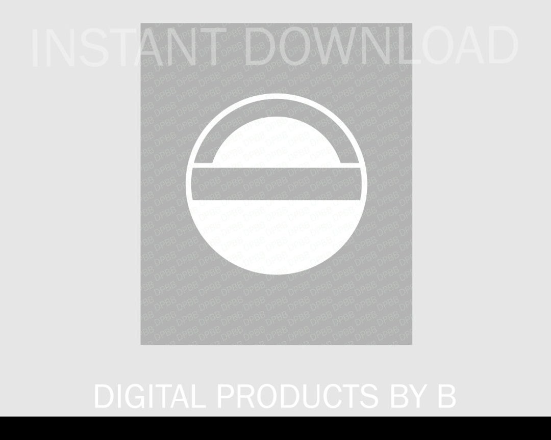 Circle Frame SVG, Circle Label SVG, Circle Monogram Frame, 3 - Etsy