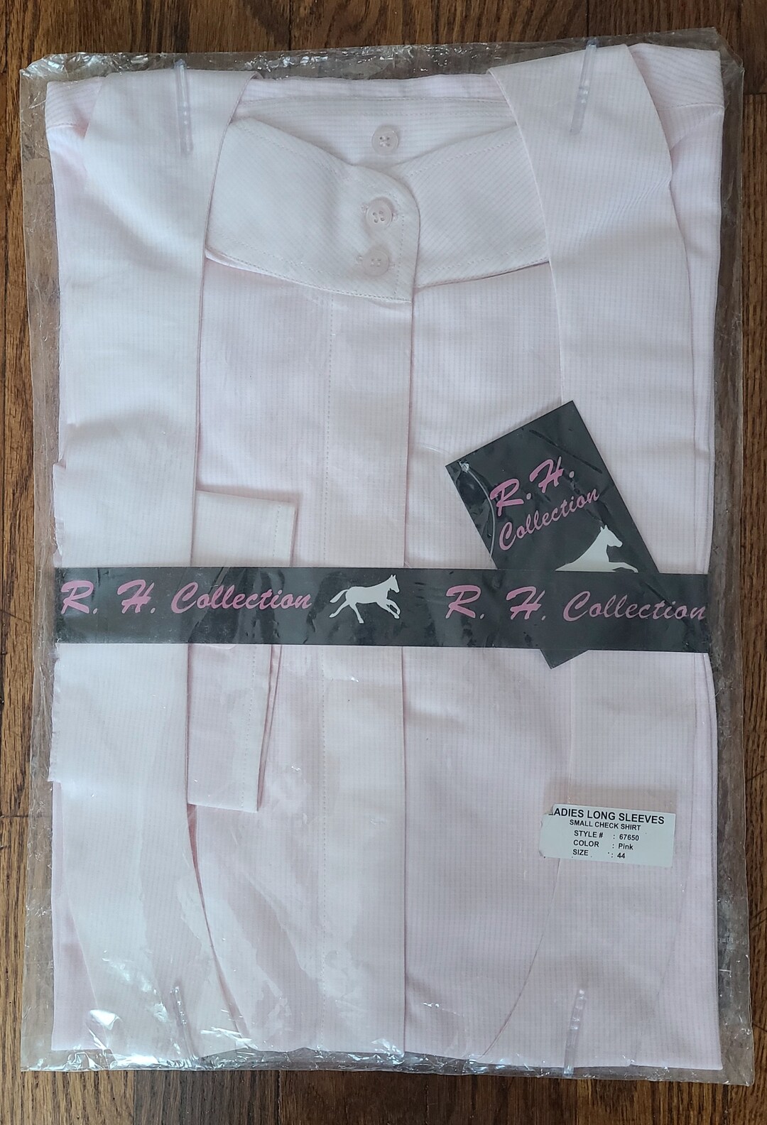 ROYAL HIGHNESS COLLECTION Light Pink Small Check, Long Sleeve Hunting ...