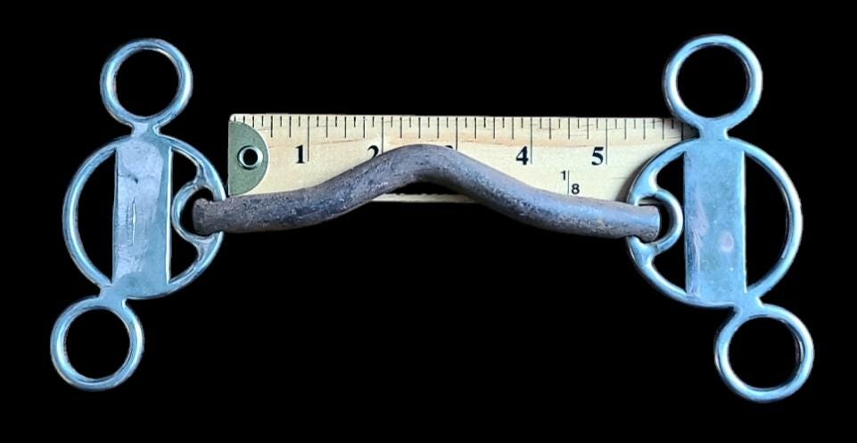 TRAMMELL Curb Three Ring Bit, 5" Mouth - Etsy