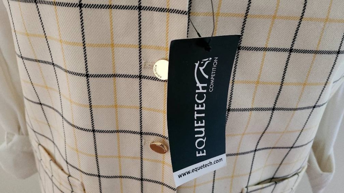 EQUETECH Gold & Black Tattersal Fox Hunting Vest. NEW Unisex Sizing. - Etsy