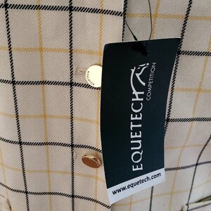 EQUETECH Gold & Black Tattersal Fox Hunting Vest. NEW Unisex Sizing. - Etsy