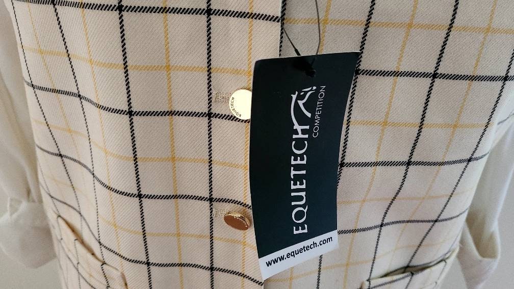 EQUETECH Gold & Black Tattersal Fox Hunting Vest. NEW Unisex Sizing. - Etsy