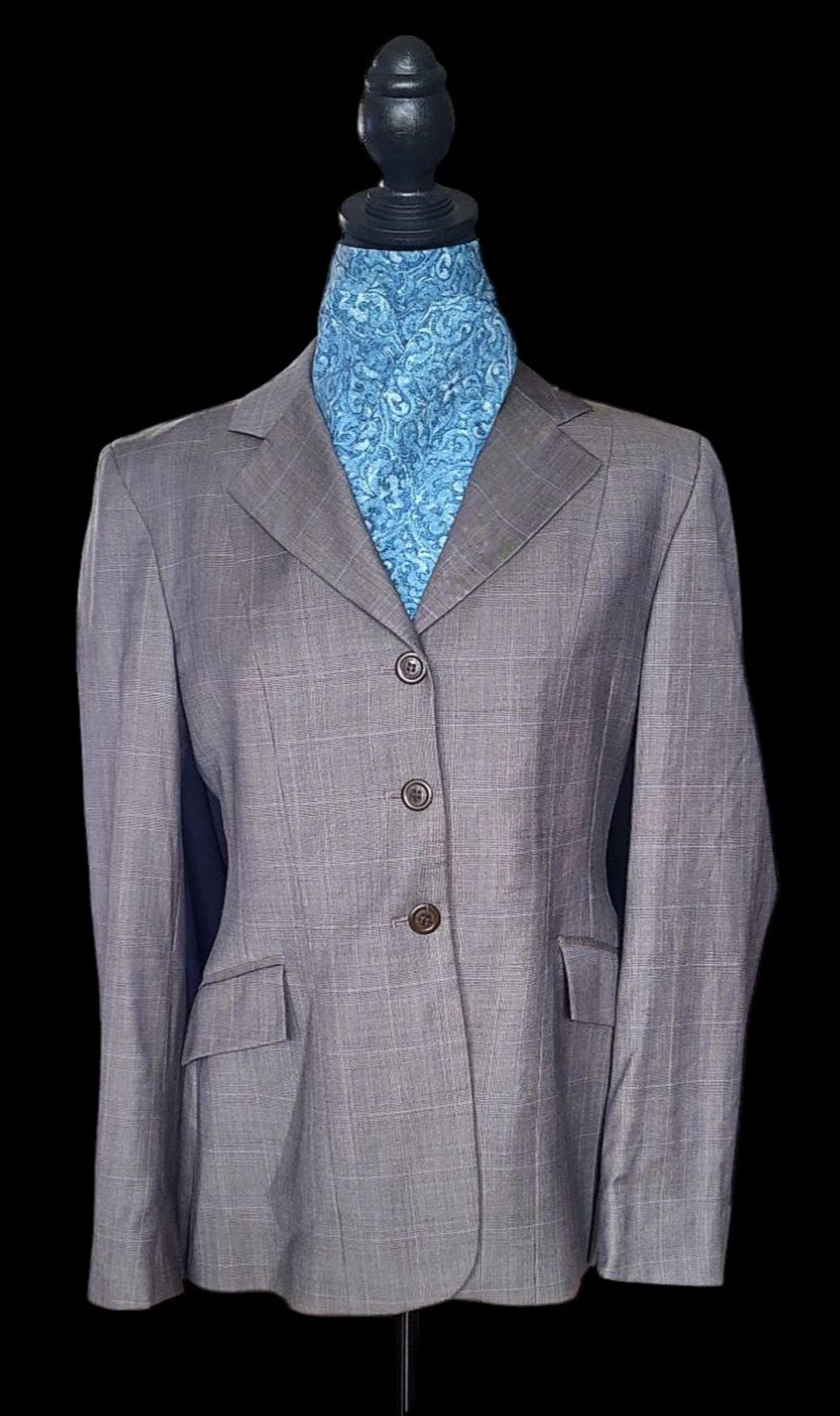 RJ CLASSICS PRESTIGE Brown Windowpane Plaid Jacket, Size 6R Womans - Etsy