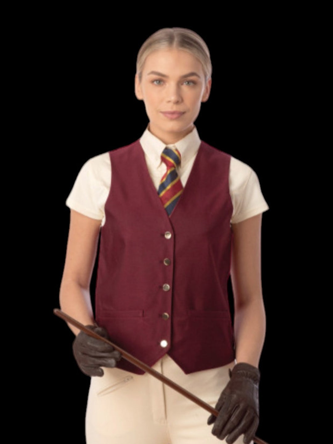 EQUETECH Jacquard Burgundy Fox Hunting Vest. NEW! UK Sizing. - Etsy