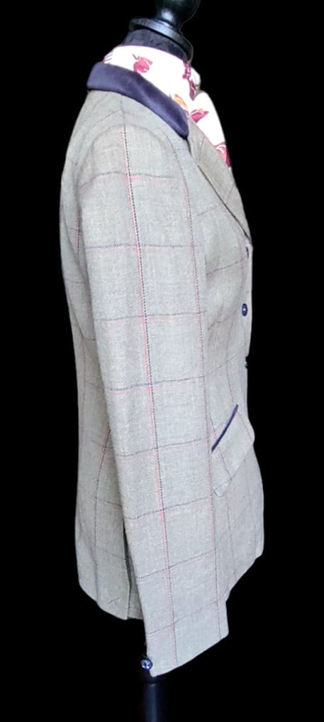 EQUETECH Lauton Deluxe Green Tweed With Navy & Red Stripes Fox - Etsy