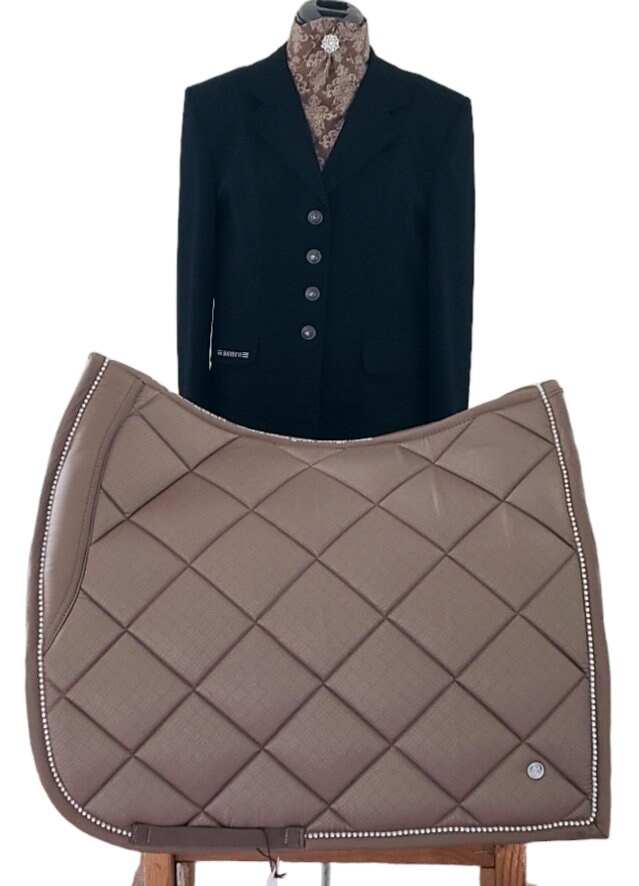 PS of SWEDEN Full Size Plait Print Dressage Saddle Pad, Beige new Free ...