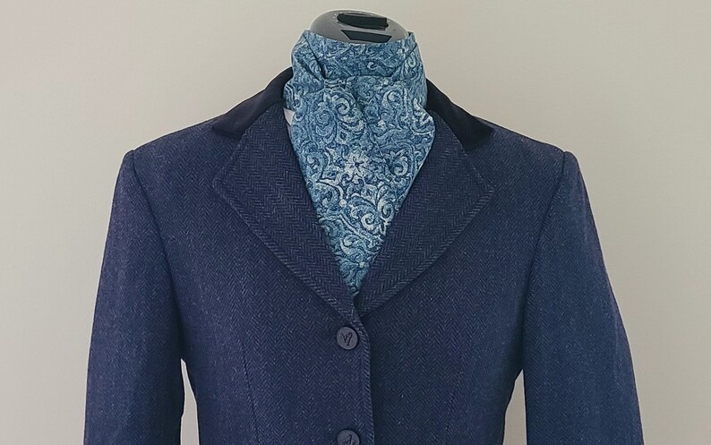 SHIRE'S Blue Tweed Hunting Jacket, Size 4R US, Euro 36 - Etsy