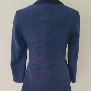 SHIRE'S Blue Tweed Hunting Jacket, Size 4R US, Euro 36 - Etsy