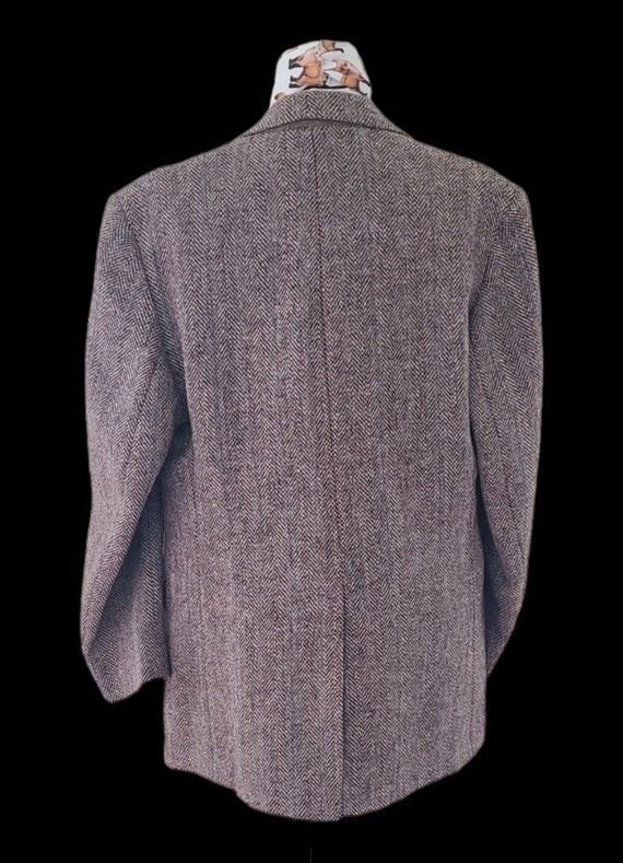 HARRIS TWEED Brown Tweed Hunting Jacket, Approximate … - Gem