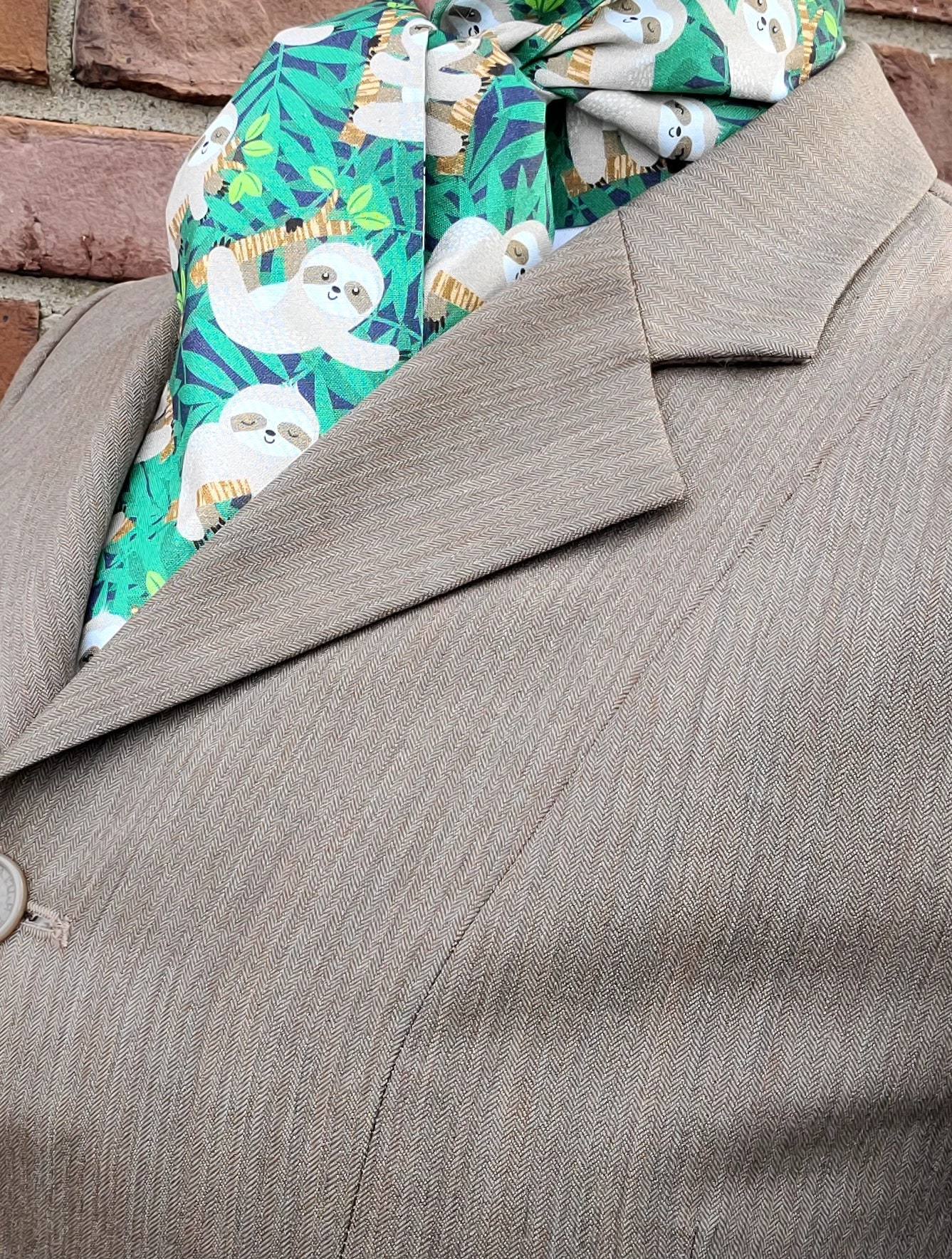 Traditional Stock Tie, Sloths - Etsy