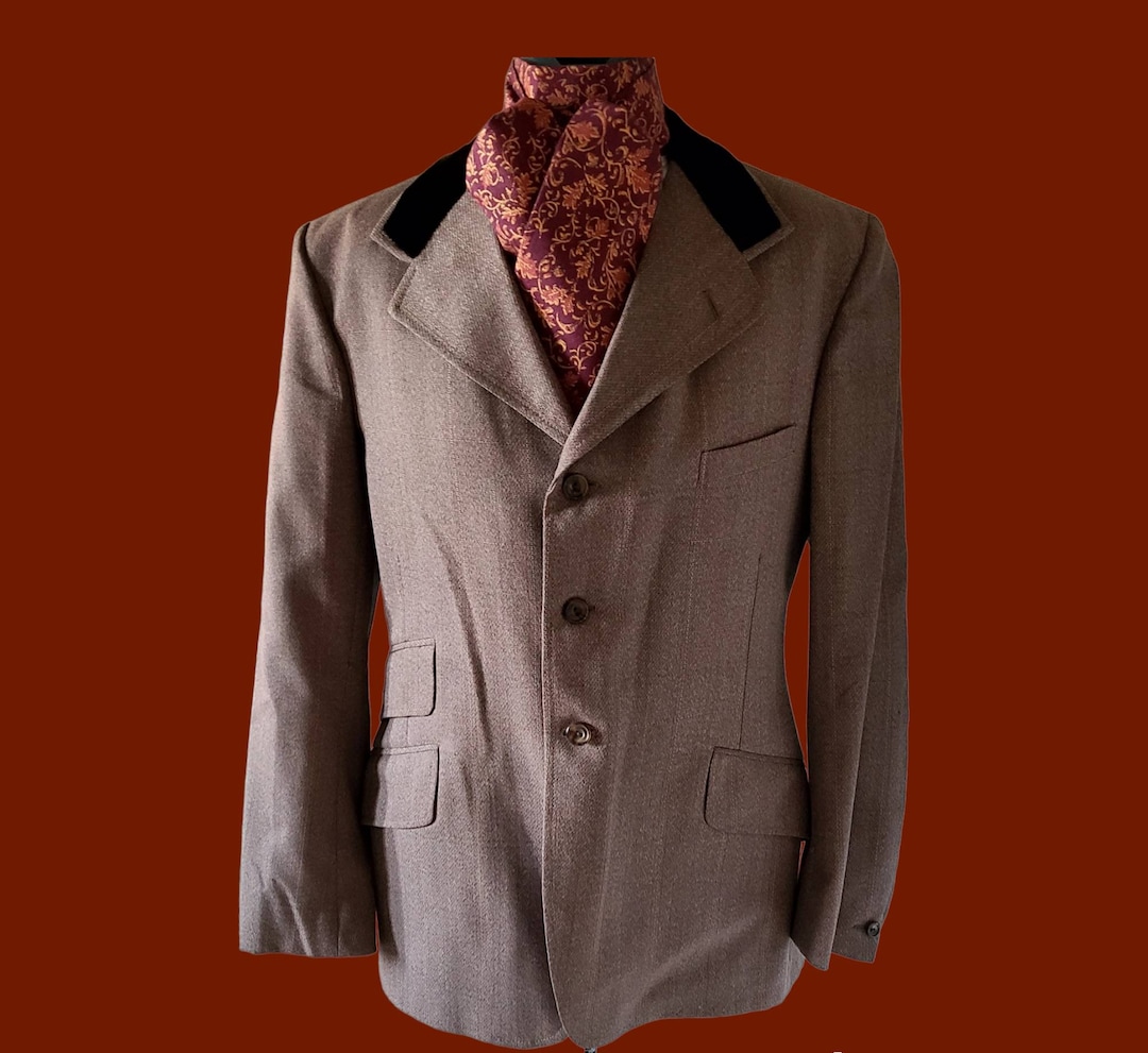 PYTCHLEY Brown Tweed Hunting Jacket, Size 40R - Etsy