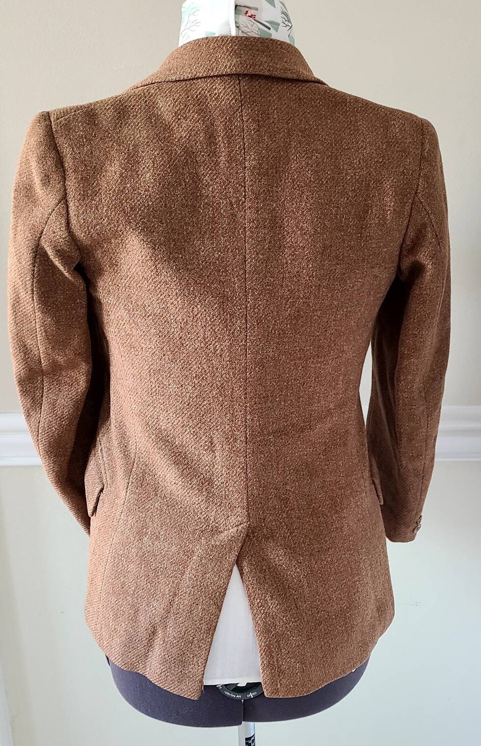 PYTCHLEY Brown Tweed Hunting Jacket, Approximate Size 4 Womans, 32 Mens ...