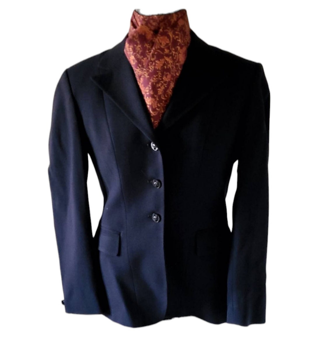 PYTCHLEY Navy Blue Hunting Jacket, Approximate Size 6 Womans (check ...