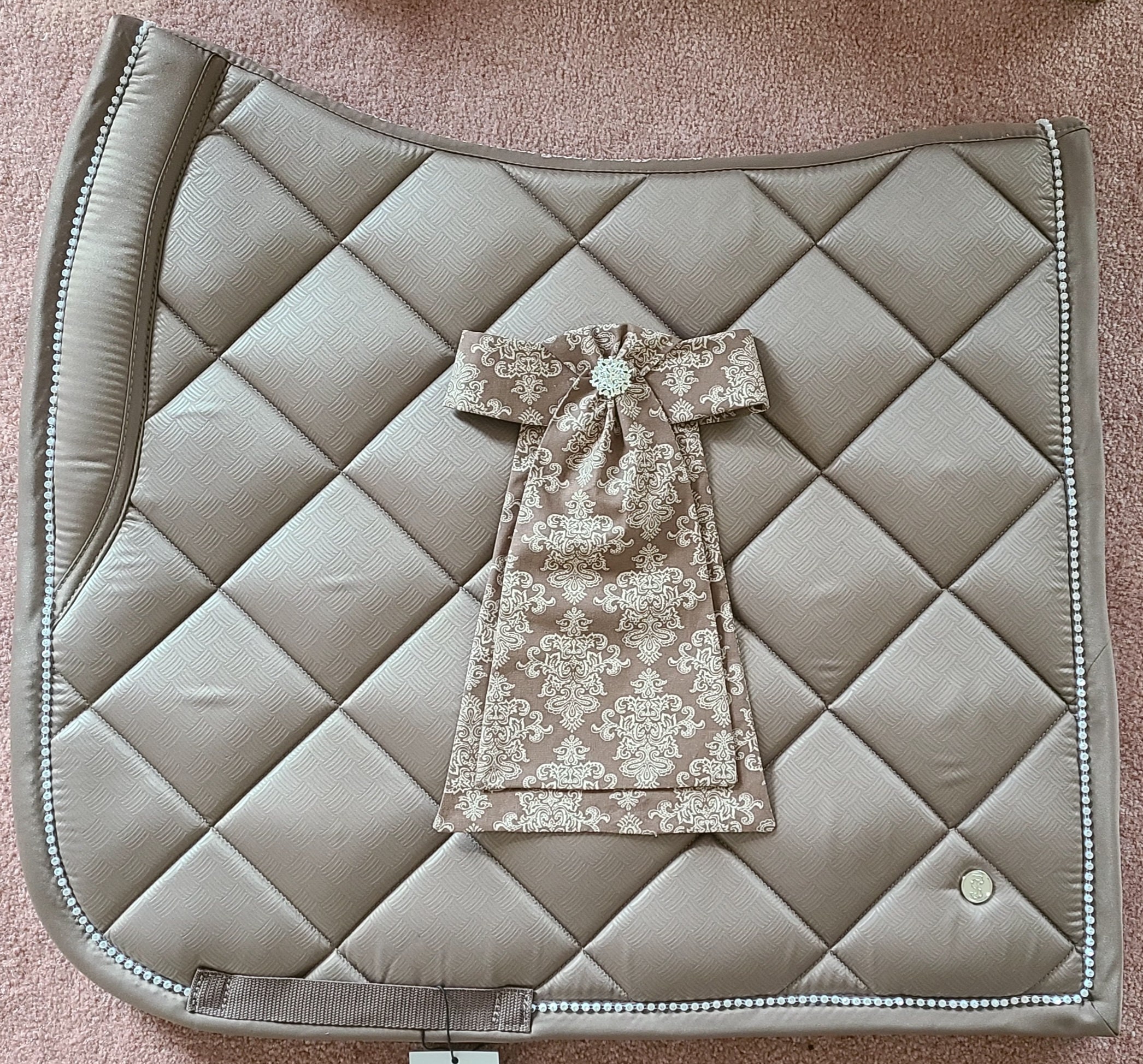 PS of SWEDEN Full Size Plait Print Dressage Saddle Pad, Beige new Free ...