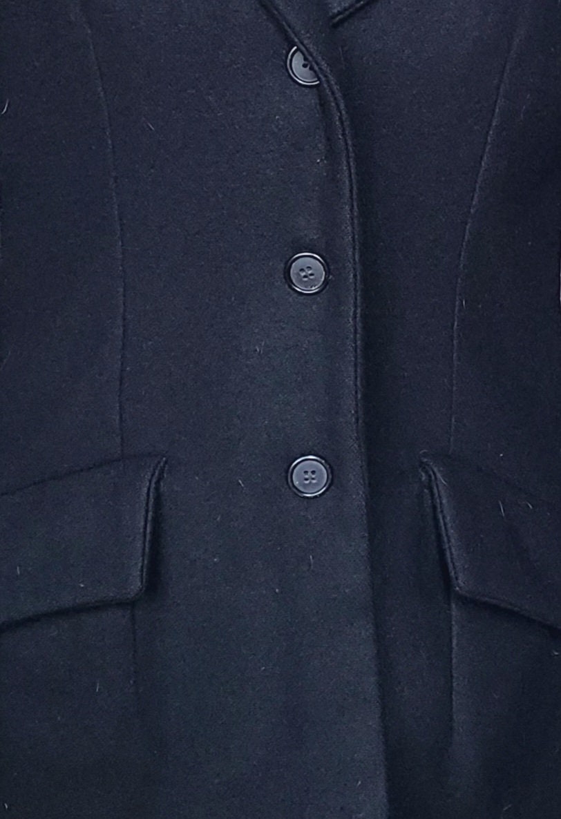 CUSTOM MADE Black Melton Wool Formal Jacket, Hunt Coat, Approximate ...