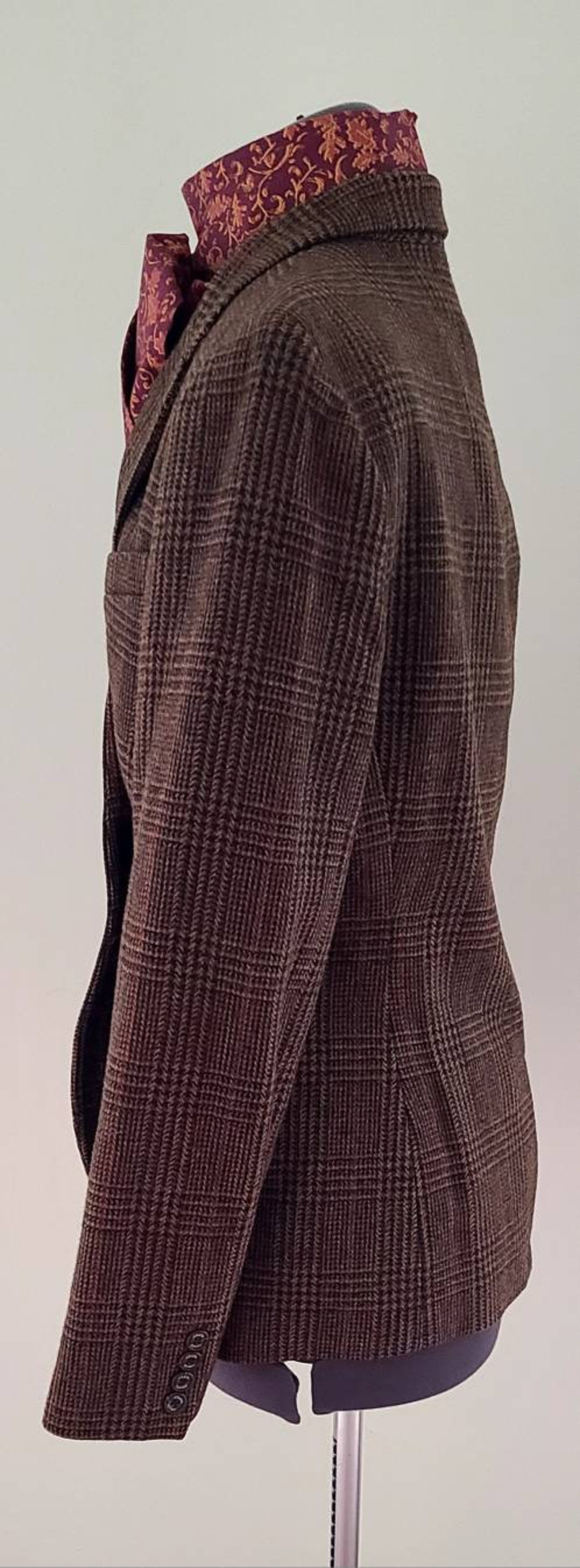 CHAPS Darkbrown Tweed Hunting Jacket Size 10 Womans - Etsy