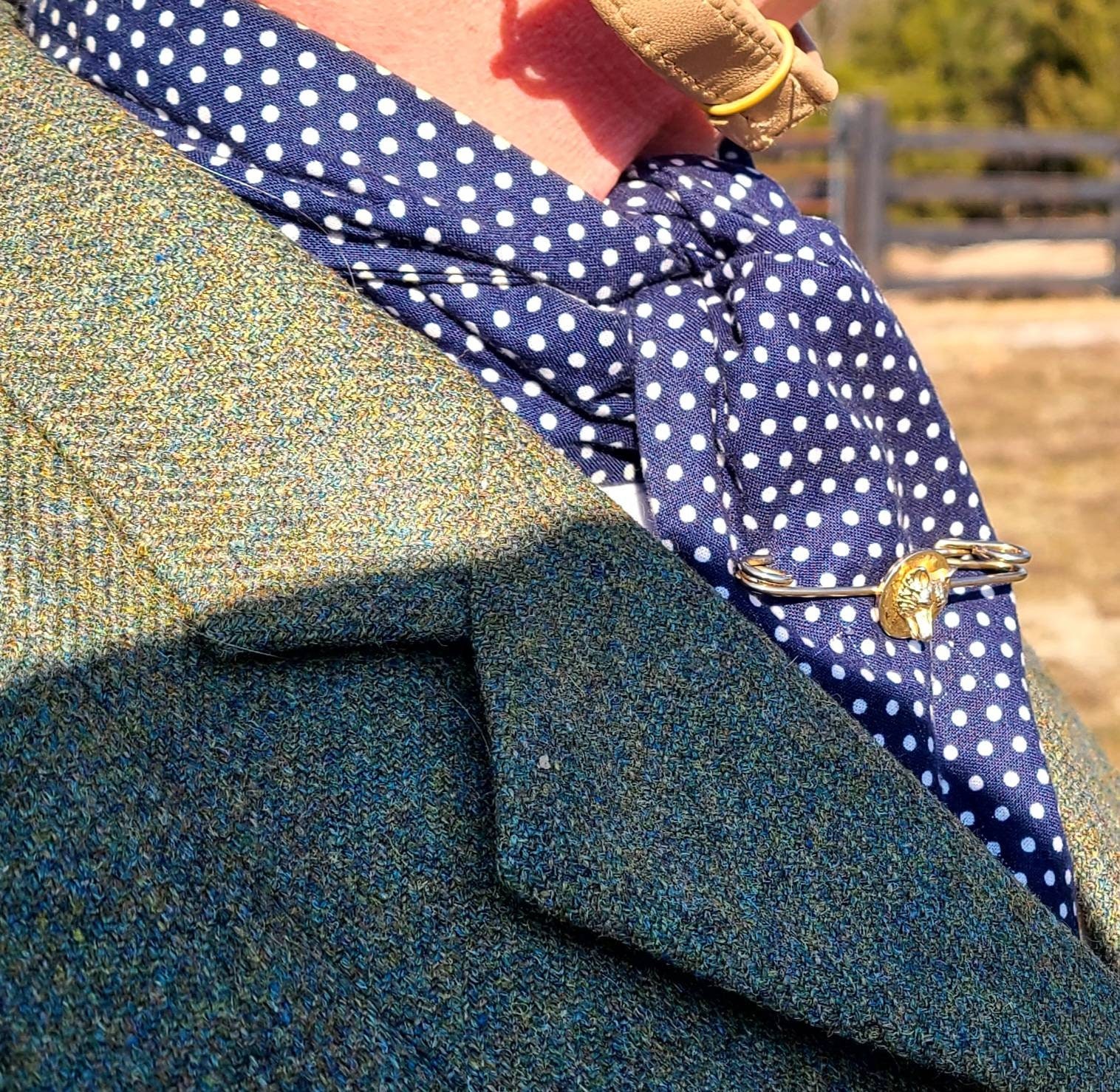 TRADITIONAL Shaped Stock Tie, Navy Bluebird Dot - Etsy