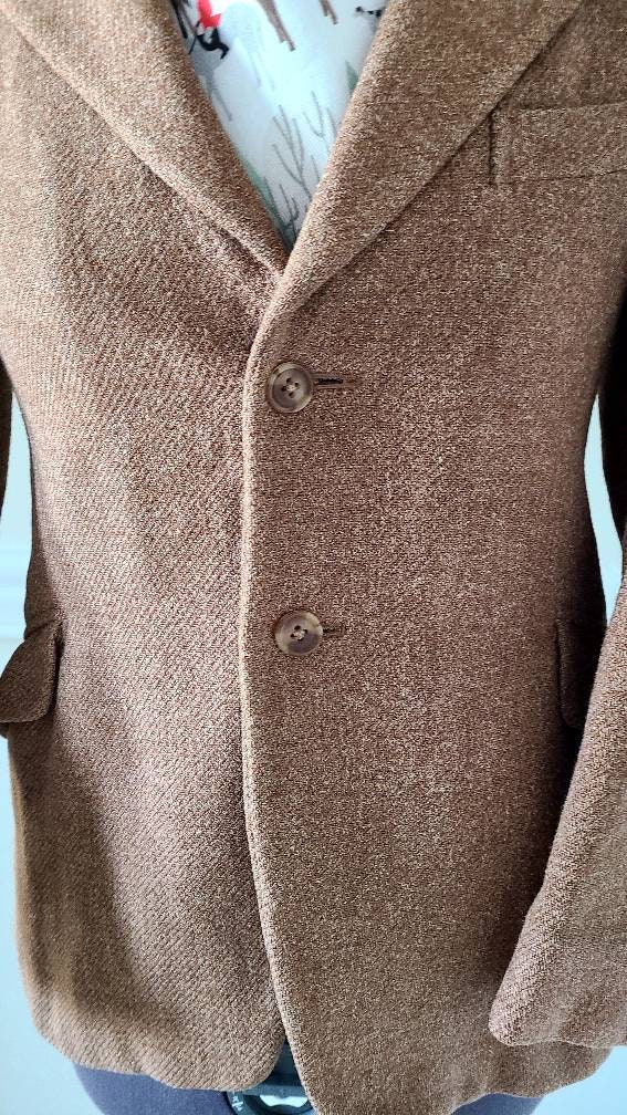 PYTCHLEY Brown Tweed Hunting Jacket, Approximate Size 4 Womans, 32 Mens ...