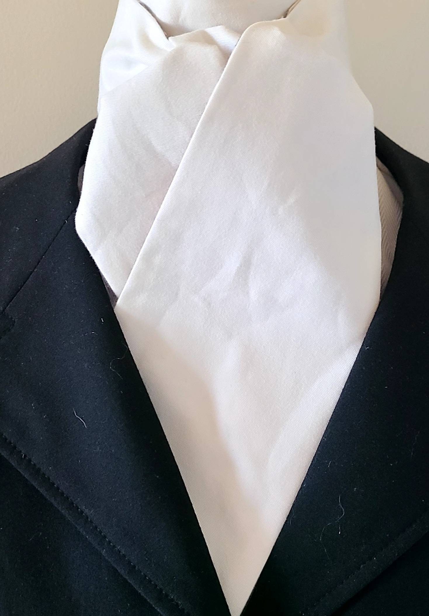 TRADITIONAL Reversible Shaped Stock Tie, Grey/pink/white. - Etsy