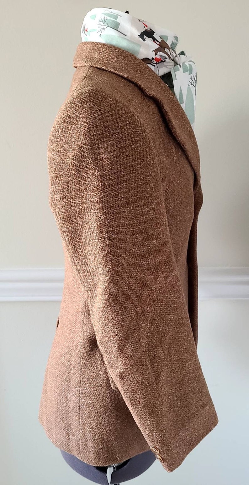 PYTCHLEY Brown Tweed Hunting Jacket, Approximate Size 4 Womans, 32 Mens ...
