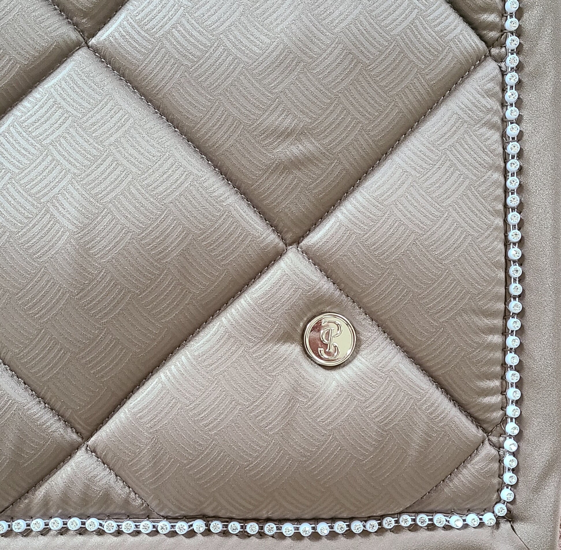 PS of SWEDEN Full Size Plait Print Dressage Saddle Pad, Beige new Free ...