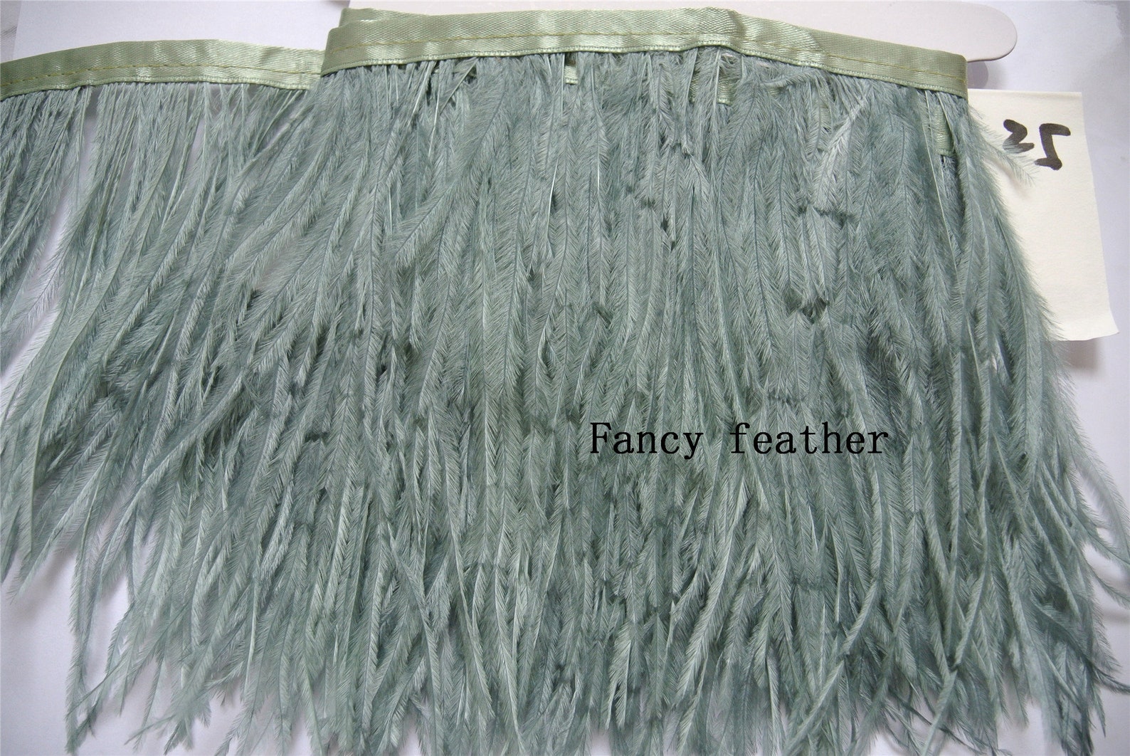 Ostrich feather trimming fringe ostrich feather trim feather | Etsy