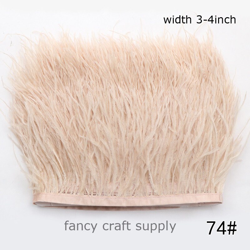 1 Yard Light Pink Ostrich Feather Trim Fringe 3-4inch Wide 55 - Etsy