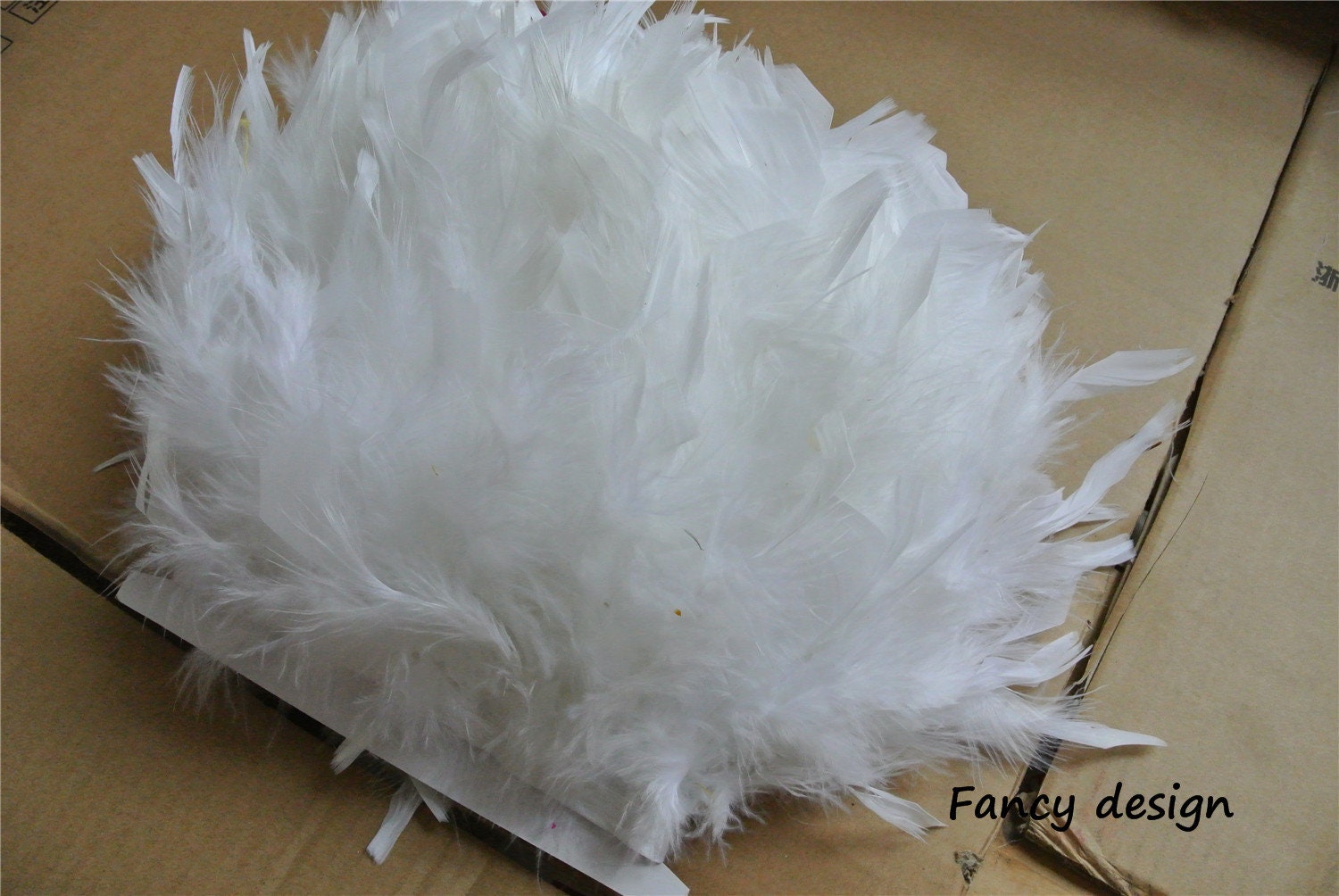 10 Yards White Chandelle Feather Trim 10 Yards Trim - Etsy