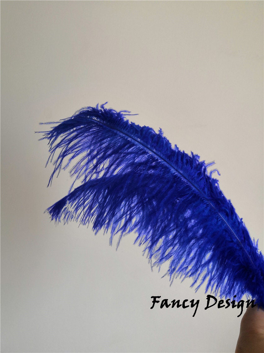 Royal Blue Ostrich Feather 50 Pcs 5-20inches for Wedding Party ...