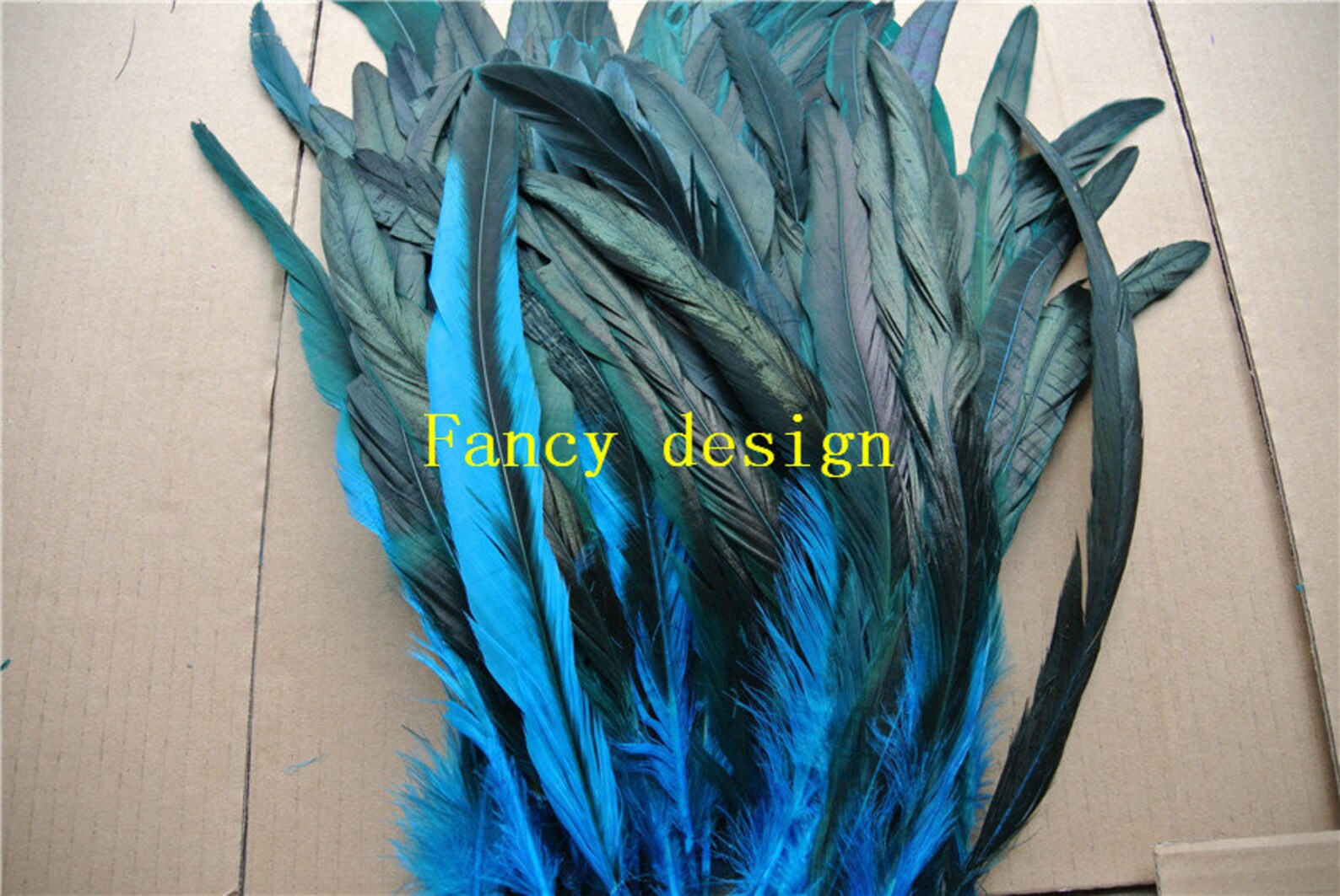 RED Orange Hot Pink Purple Yellow Green Rooster Coque Feather Loose 100 ...