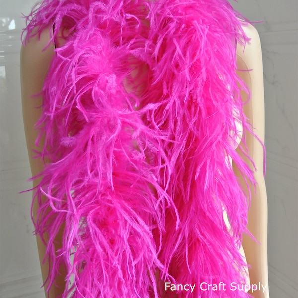 Hot Pink Boa - Etsy
