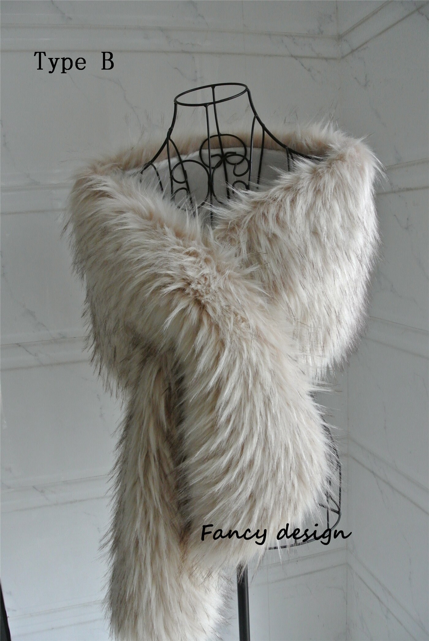 Blush pink faux fur bridal wrap Fur Wrap Bridal Faux Fur Stole | Etsy