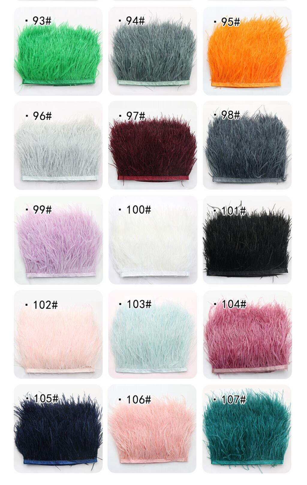 1 Yard Light Pink Ostrich Feather Trim Fringe 3-4inch Wide 55 - Etsy