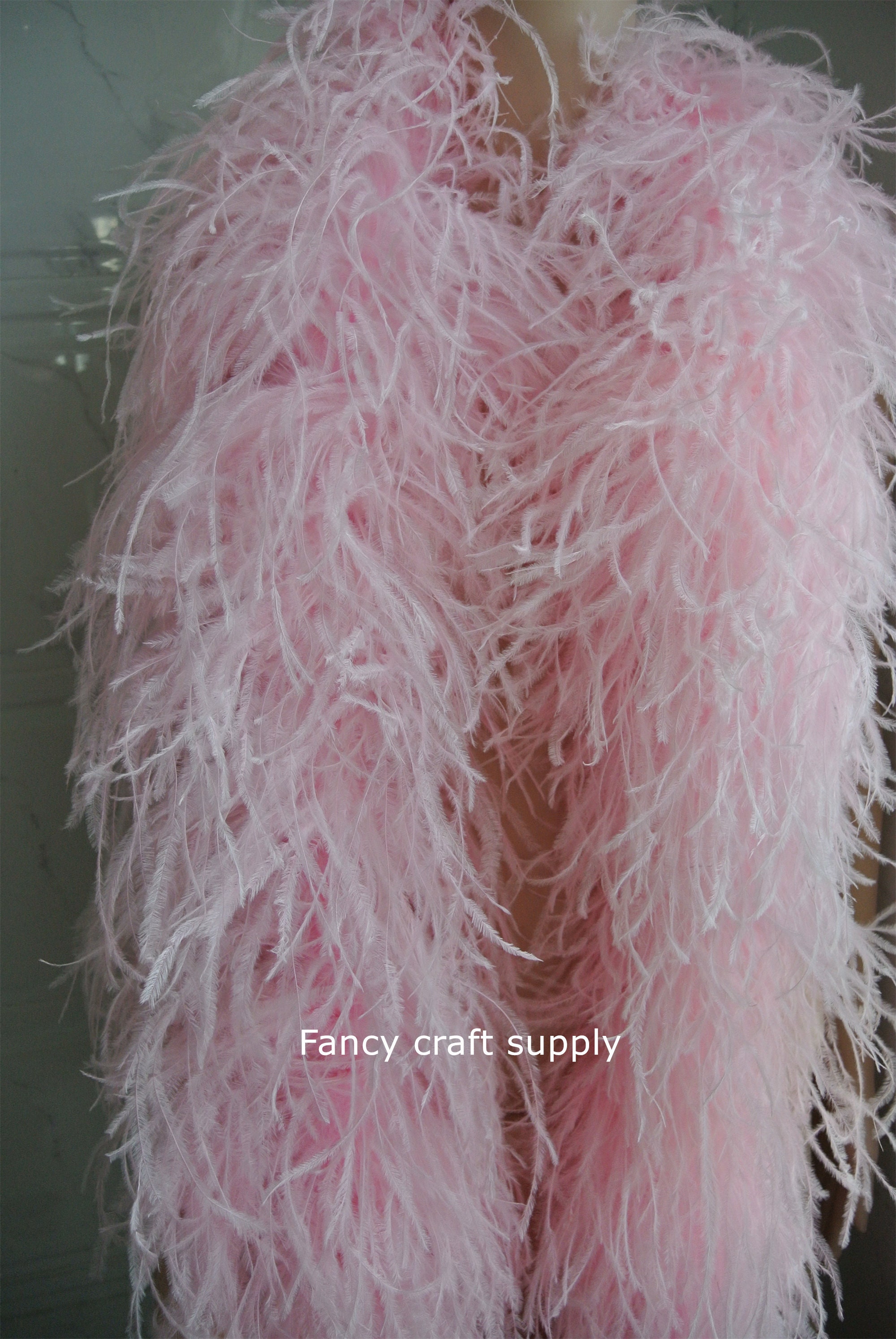 30 Colors Light Pink OSTRICH Feather Boa 11 Ply Dancing Dress | Etsy