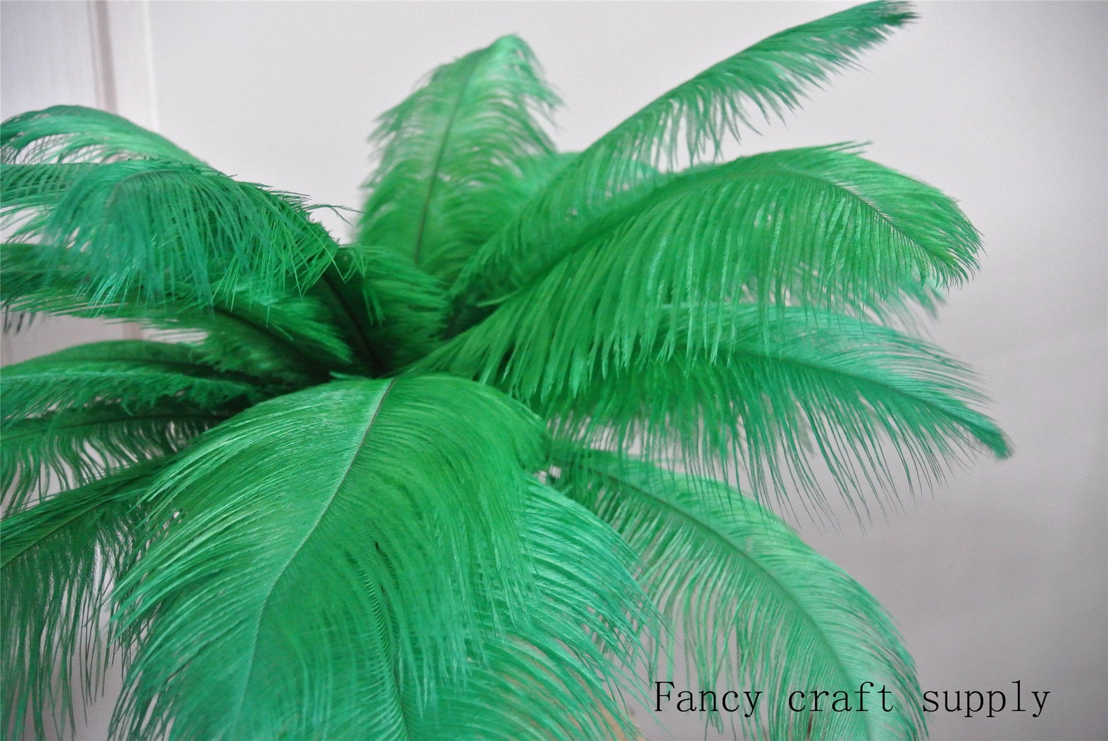 Kelly Green Dark Green Ostrich Feather Ostrich Plume 100 Pcs for ...
