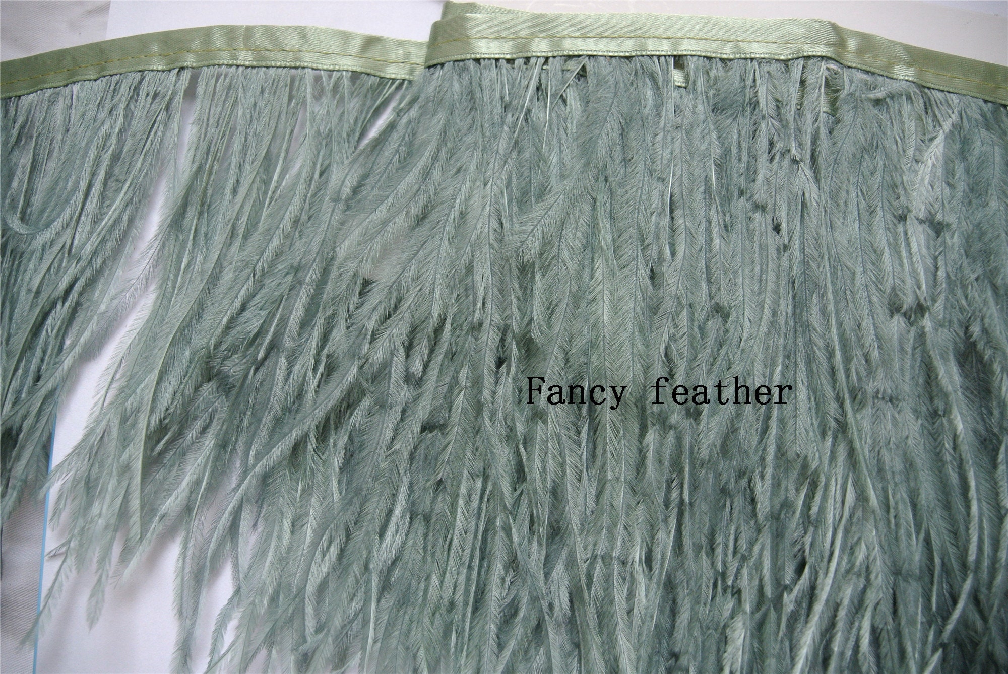 Ostrich feather trimming fringe ostrich feather trim feather | Etsy