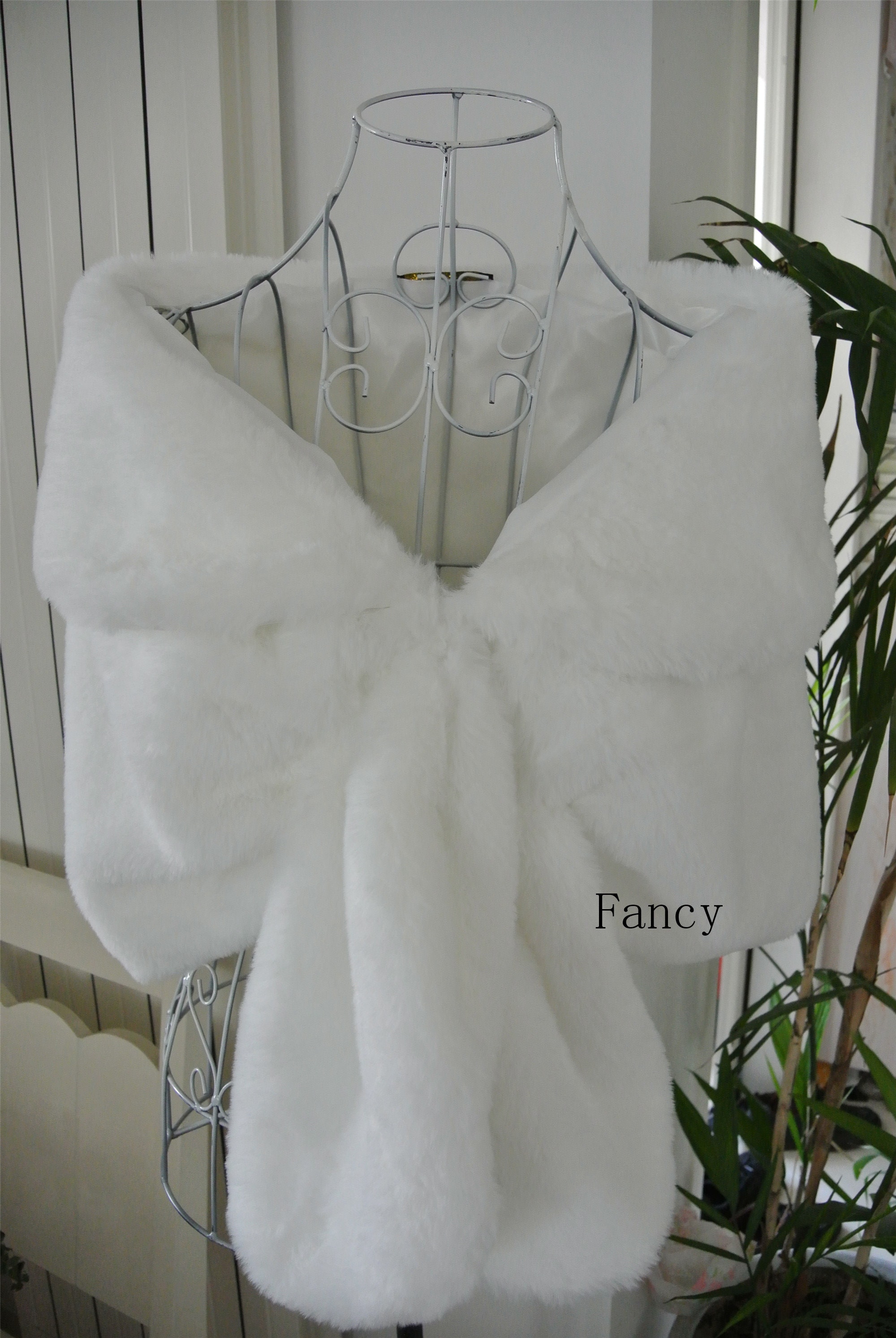 White faux fur bridal wrap Fur Wrap Bridal Faux Fur Stole | Etsy