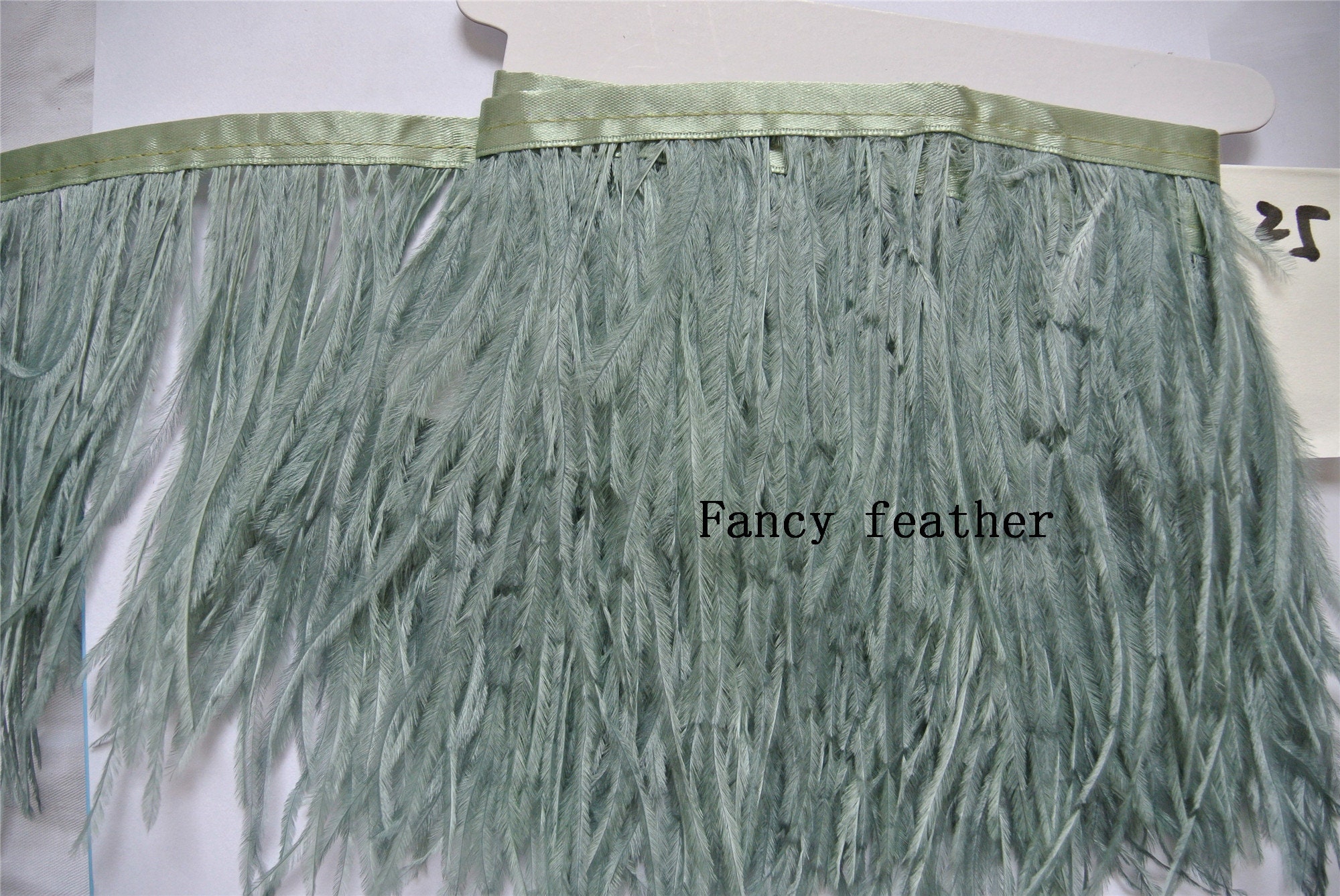 Ostrich feather trimming fringe ostrich feather trim feather | Etsy