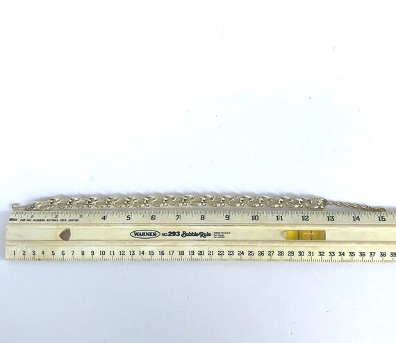 Coro Gold Tone Overlapping Chain Link Choker Hook Cla… - Gem