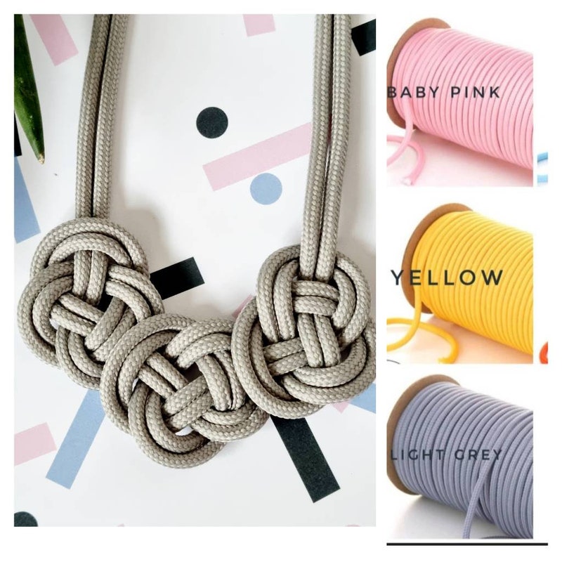 Rope Necklace - Etsy