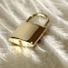 14K Solid Gold Padlock Pendant, Dainty Padlock Necklace, Padlock Charm ...